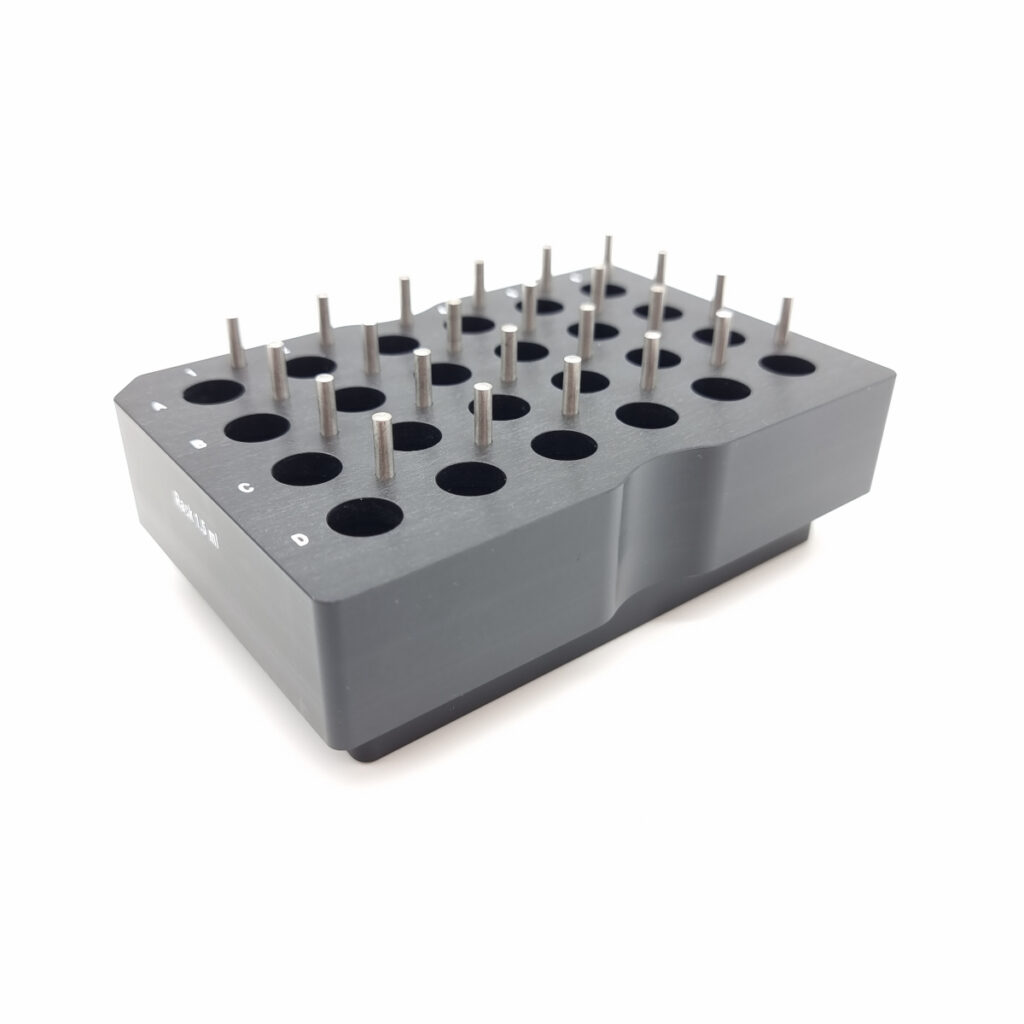 Brand Microtube Rack for 24 tubes of 1,5 ml, POM - Bioservices